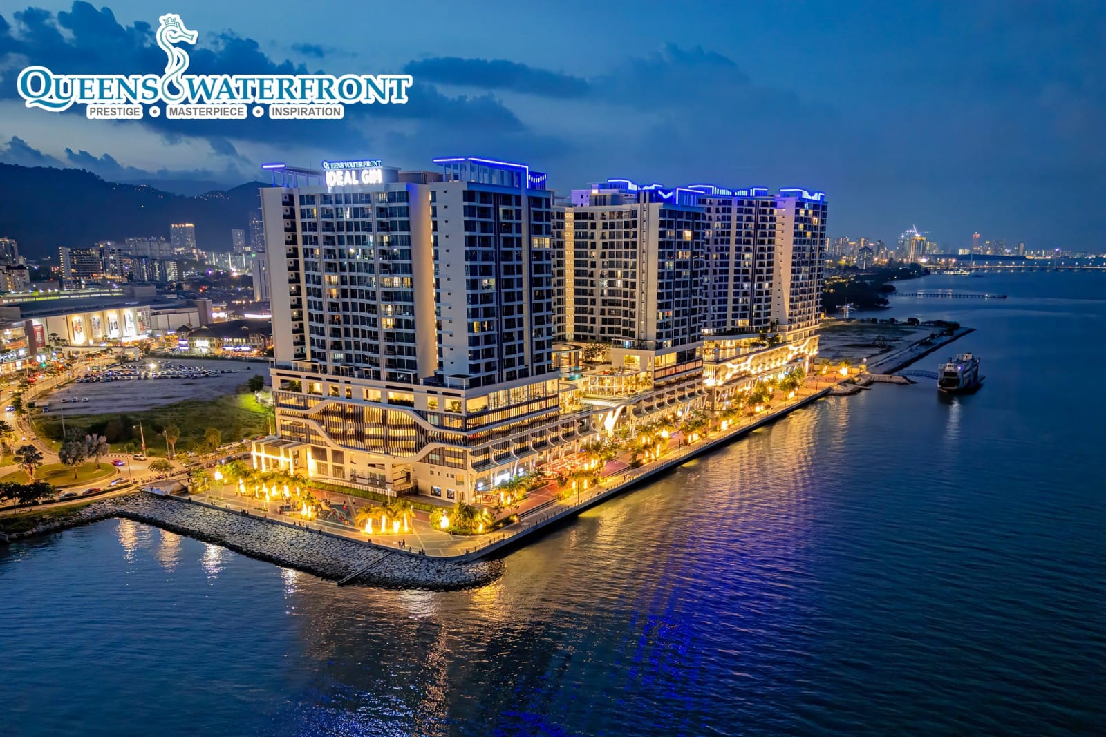 Queens Waterfront Penang Seafront Condo Near Queensbay Mall